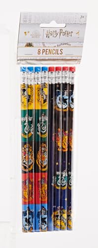 Magical Harry Potter Design Pencils (8 Pieces) - Stunning & Unique, Perfect for School, Parties, and Wizarding Fan Gifts