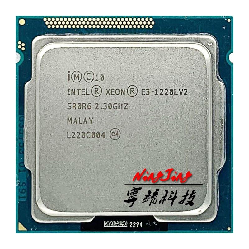 SAAKO Xeon E3-1220LV2 E3 1220L V2 2.3 GHz Dual-Core CPU Processor 17W LGA 1155 Making Computers Process Data Faster