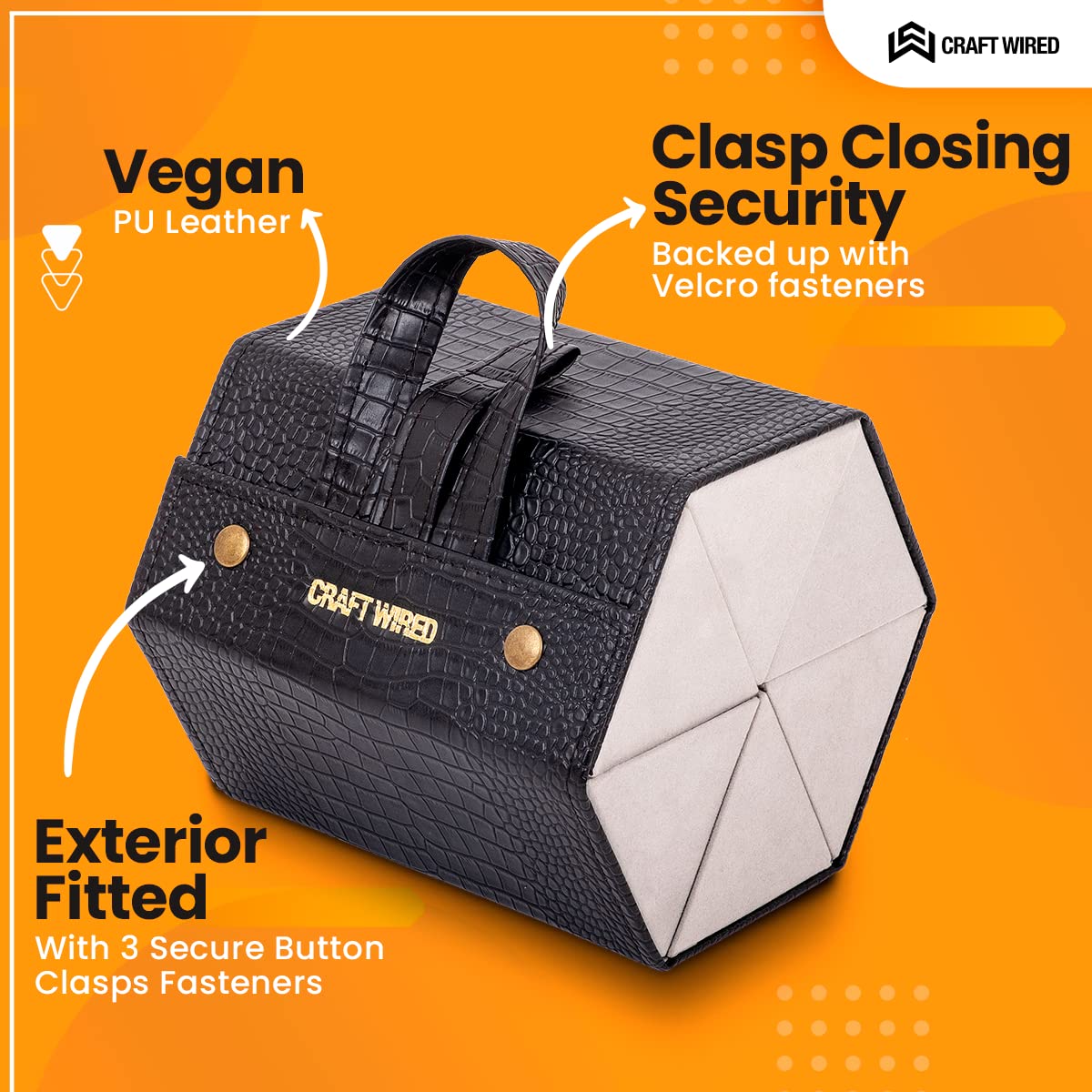 CRAFT WIRED Travel Sunglasses Case Organizer - Sunglass Travel Case for Multiple Pairs - Sunglass Organizer for Women - Glasses Case Multiple Pairs Men