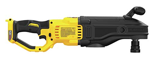 DEWALT FLEXVOLT 60V MAX* Right Angle Drill, Brushless, Quick-Change Stud/Joist Drill, E-Clutch System, Tool Only (DCD471B)