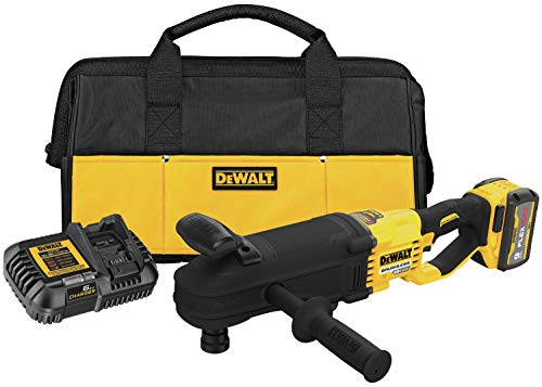 DEWALT FLEXVOLT 60V MAX* Right Angle Drill, Brushless, Quick-Change Stud/Joist, E-Clutch® System Kit (DCD471X1)