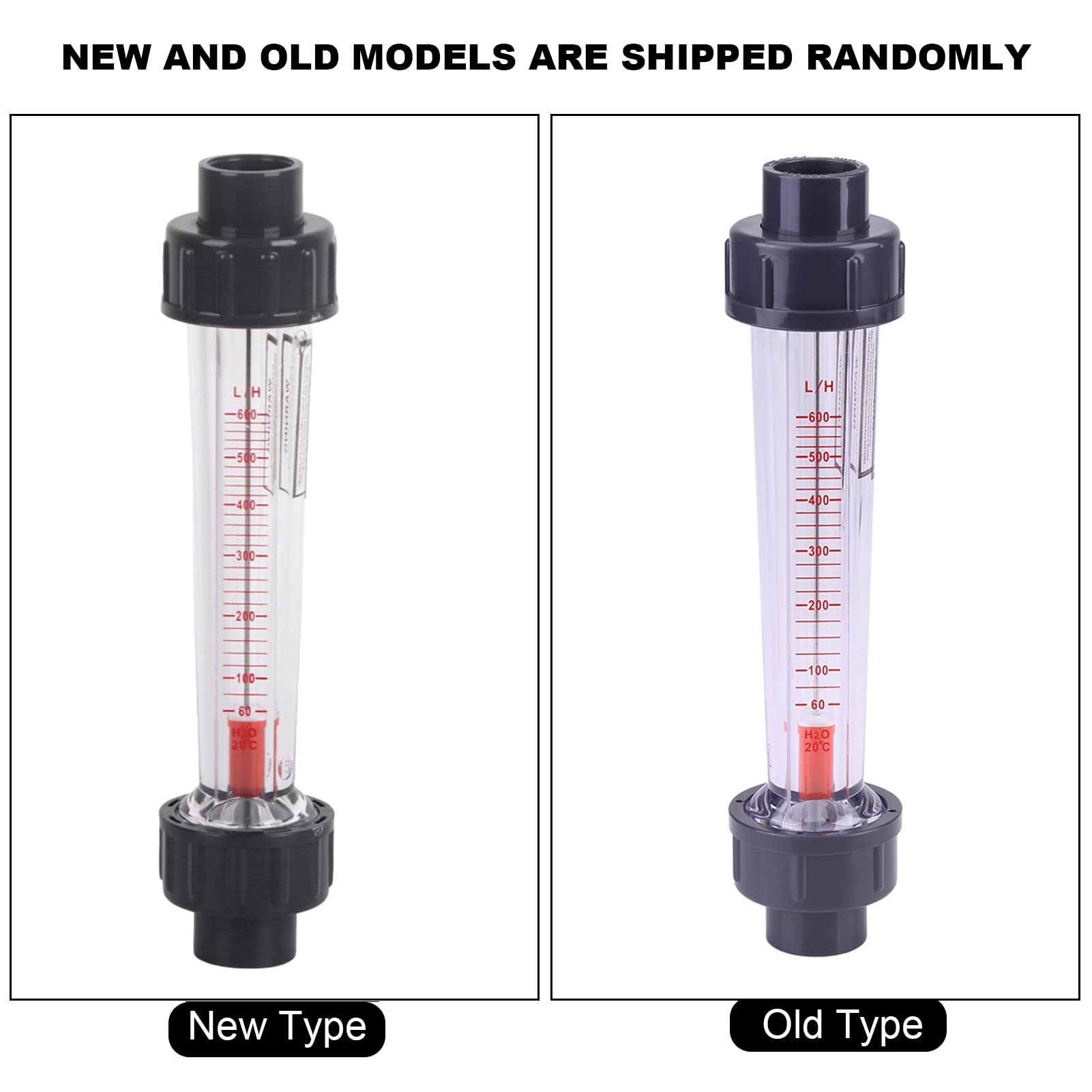Flow Meter Rotameter 60β600L H Plastic Tube Liquid Water Rotameter LZS 15D Flow Meter Liquid Flow Meter