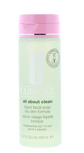 Clinique All about Clean Liquid Facial Soap Oily Skin, 6.7 Ounce