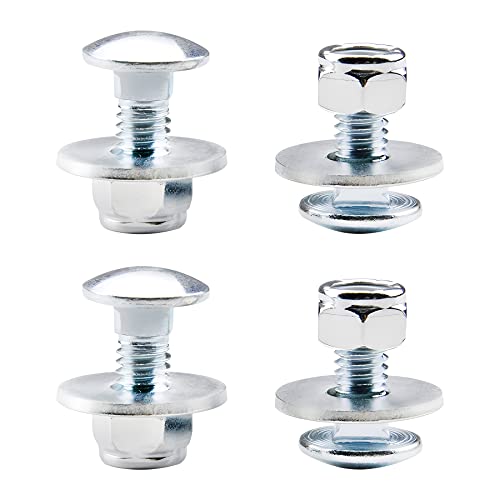 Ganivsor Snowblower Skid Shoe Mounting Bolts Nuts Washers kit for Cub Cadet MTD 710-0451 Replacement