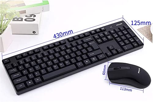EYEARN Wireless Gaming Keyboard + Slim, Durable, Ergonomic, Silent, Waterproof, Silent Key + Backlit Wireless Keyboard (Color : B) Easy to Carry, Feel Comfortable