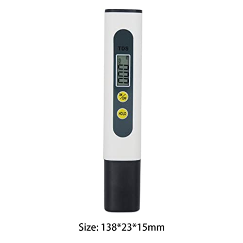 GHGHF Emperature Backlight Sunlight Tester Digital LCD Display TDS Meter Tester Conductivity Monitor Liquid Quality Tool