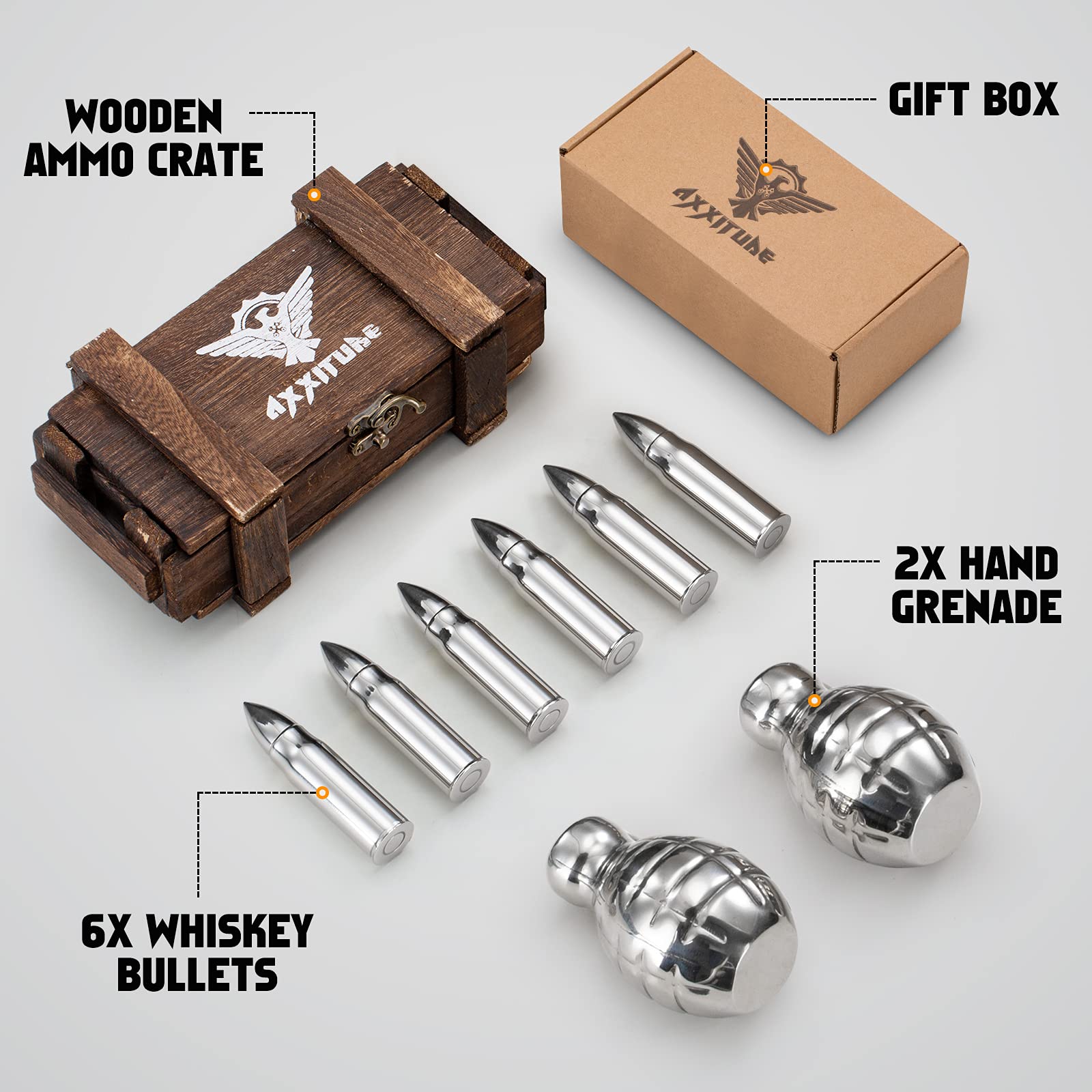 Gifts for Men Dad, for Father's Day Husband Grandpa Boyfriend Dad from Daughter- Unique Cool Presents - Whiskey Stones
