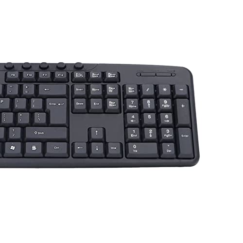 Dilwe Wired Keyboard and Mouse,Portable Wired Gaming Keyboard and Mouse Combo,113 Keys Keyboard,1000DPI Wired Mouse,Wired Keyboard Mouse Combo Set for Any Desktop Laptop