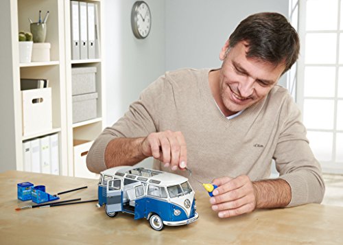 Revell 07009 Volkswagen T1 Samba Bus Model Kit, 1:16 Scale 27.2 cm, Multi-Color, 223