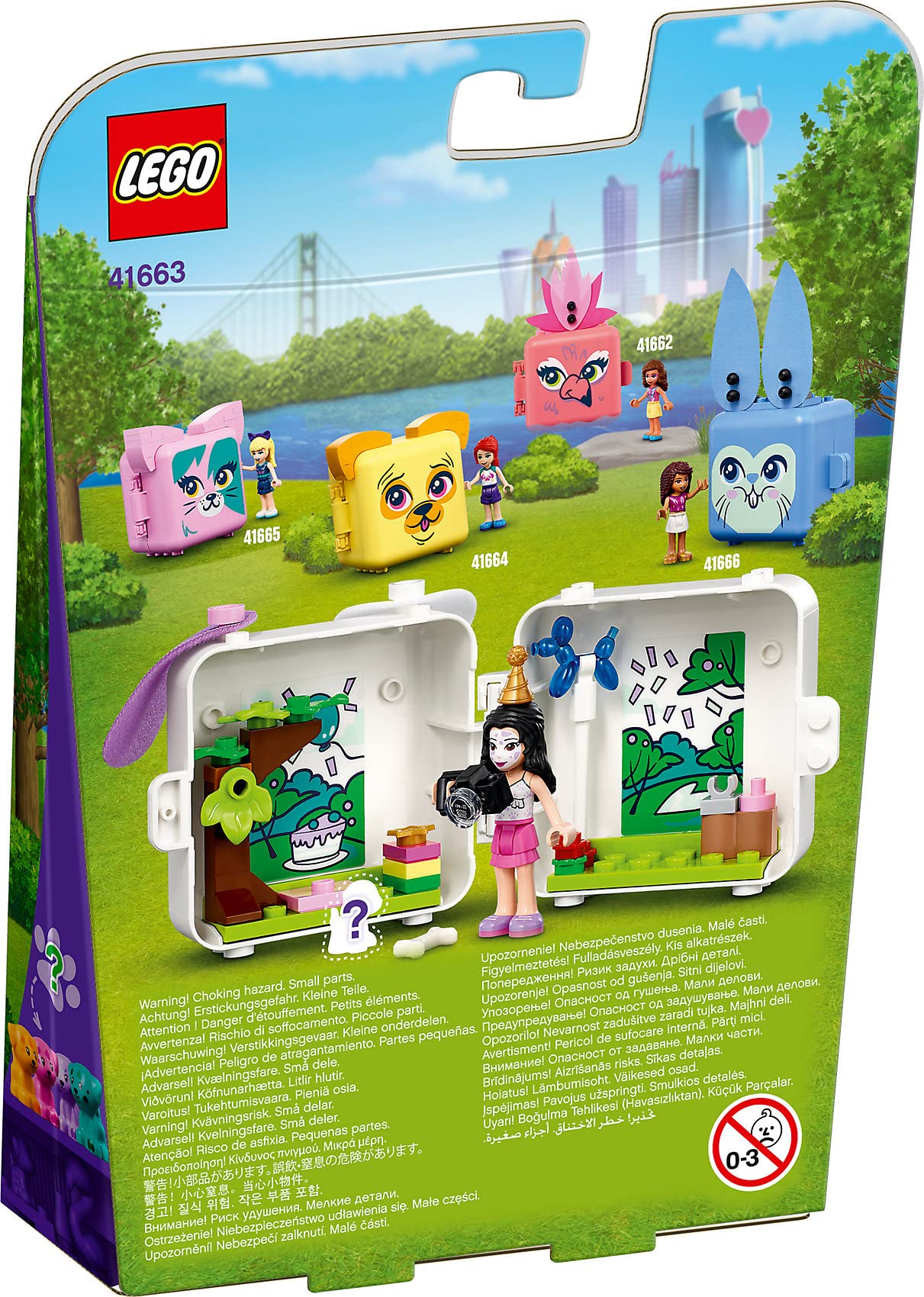 LEGO Friends Emma’s Dalmatian Cube 41663 Building Kit; Puppy Toy Creative Gift for Kids Comes with an Emma Mini-Doll Toy, New 2021 (41 Pieces)