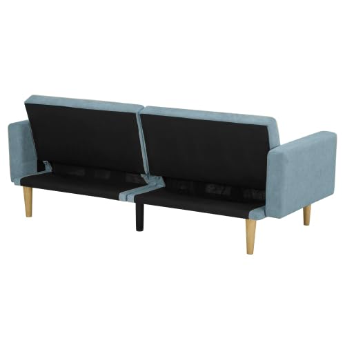 Ghouse Blue Sofas for Living Room Furniture Sets Daybed Couch Sleeper Small Loveseat for Small Spaces Futon Chair 76 Inch Sofa Bed