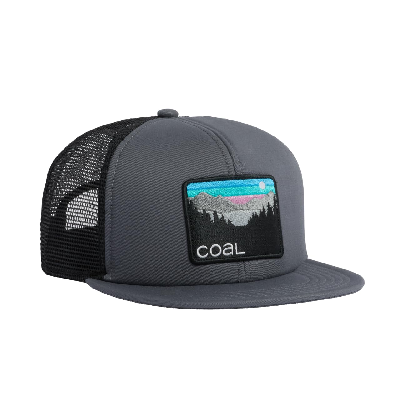 Coal The Hauler Trucker Hat, Adjustable Snapback Hat, Charcoal