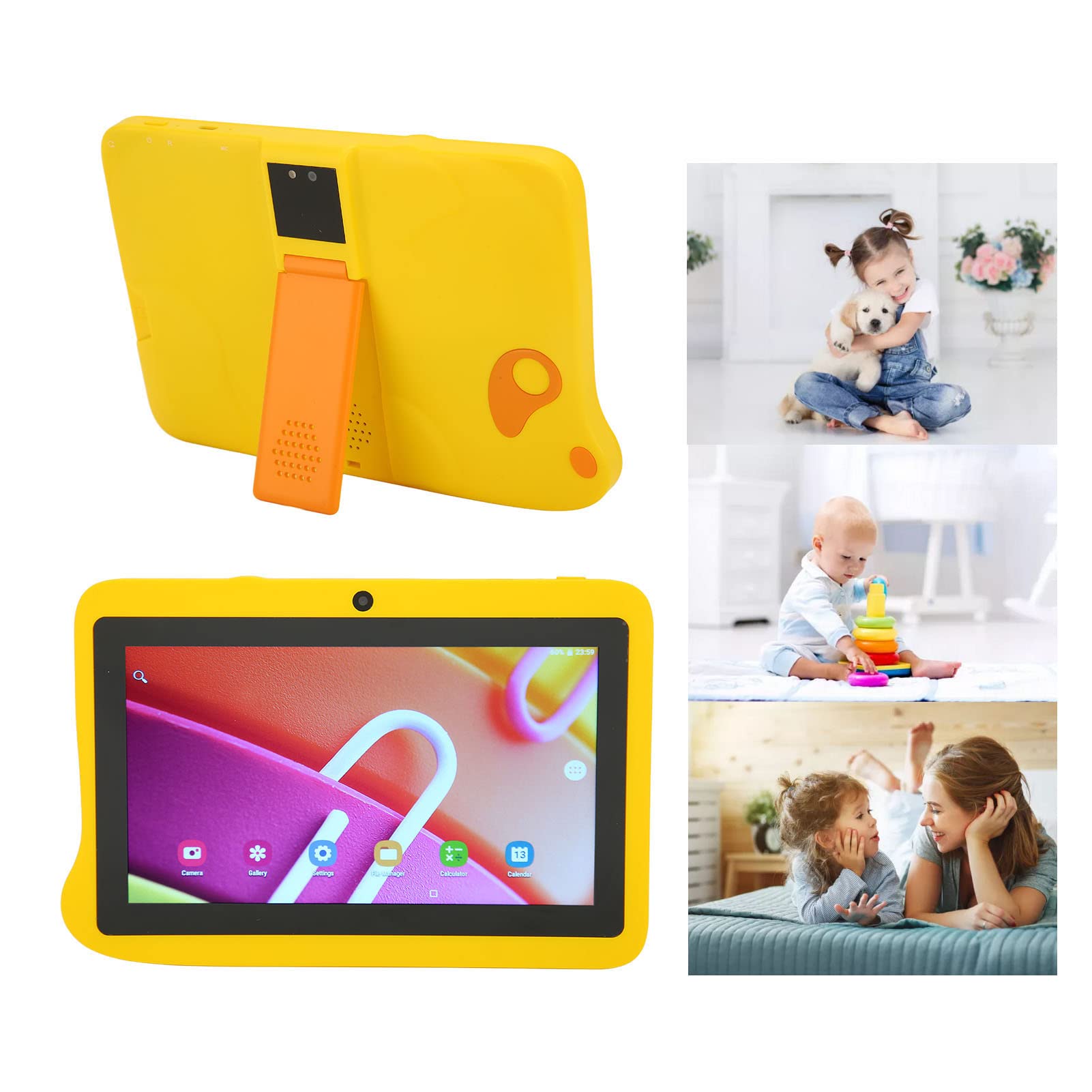 HD Tablet, Octa Core CPU 2GB RAM 32GB ROM US Plug 100240V Kids Tablet Dual Camera for Study (US Plug)