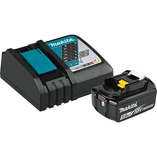 Makita BL1850BDC1 18V LXTĀ® Lithium-Ion Battery and Charger Starter Pack (5.0Ah)