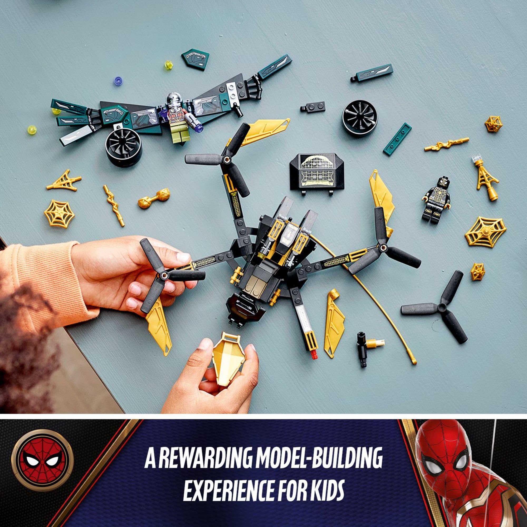 LEGO Marvel Spider-Man’s Drone Duel 76195 Building Kit (198 Pieces)