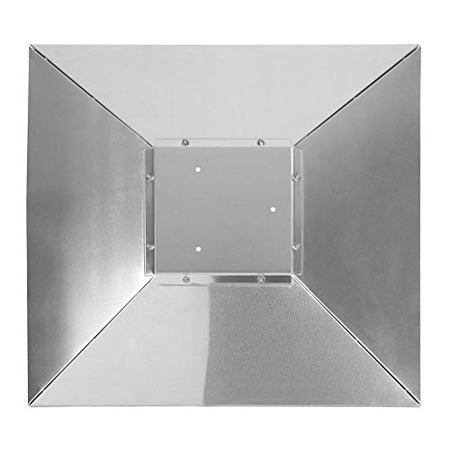 Fire Sense 62023 31-1/2" Square Patio Heater Reflector Shield Replacement Patio Heater Heat Shield Top Part For Outdoor Heaters Fits With Model 60951 & 60950