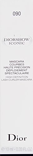 Christian Dior Iconic High Definition Lash Curler Mascara, 090 Black, 0.33 Ounce