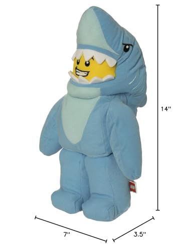 Lego Minifigure Shark Suit Guy 14" Plush Character