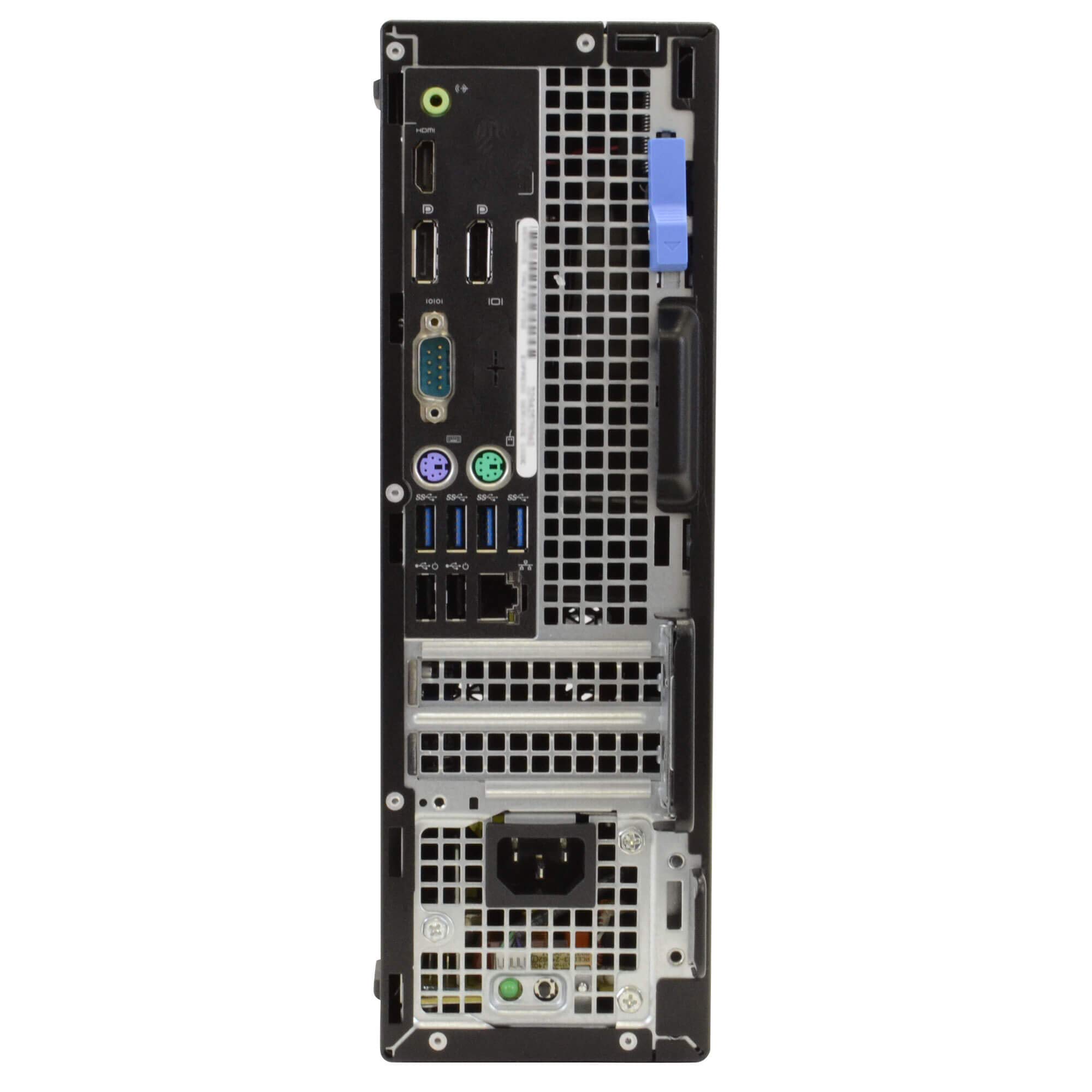 Dell Business Desktop Optiplex 7040 Computer, Intel Core i7 Quad Core, 8GB RAM, 240GB SSD, DVD, Wi-Fi, Windows 10 Pro, Wireless Keyboard, New 23.6 Monitor (Renewed)