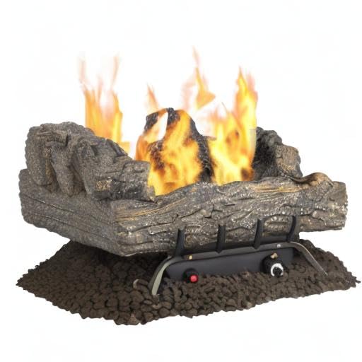 Pleasant Hearth VFL2-SO18DT 18" Southern Oak Vent Free Gas Log Set 30,000 BTU's
