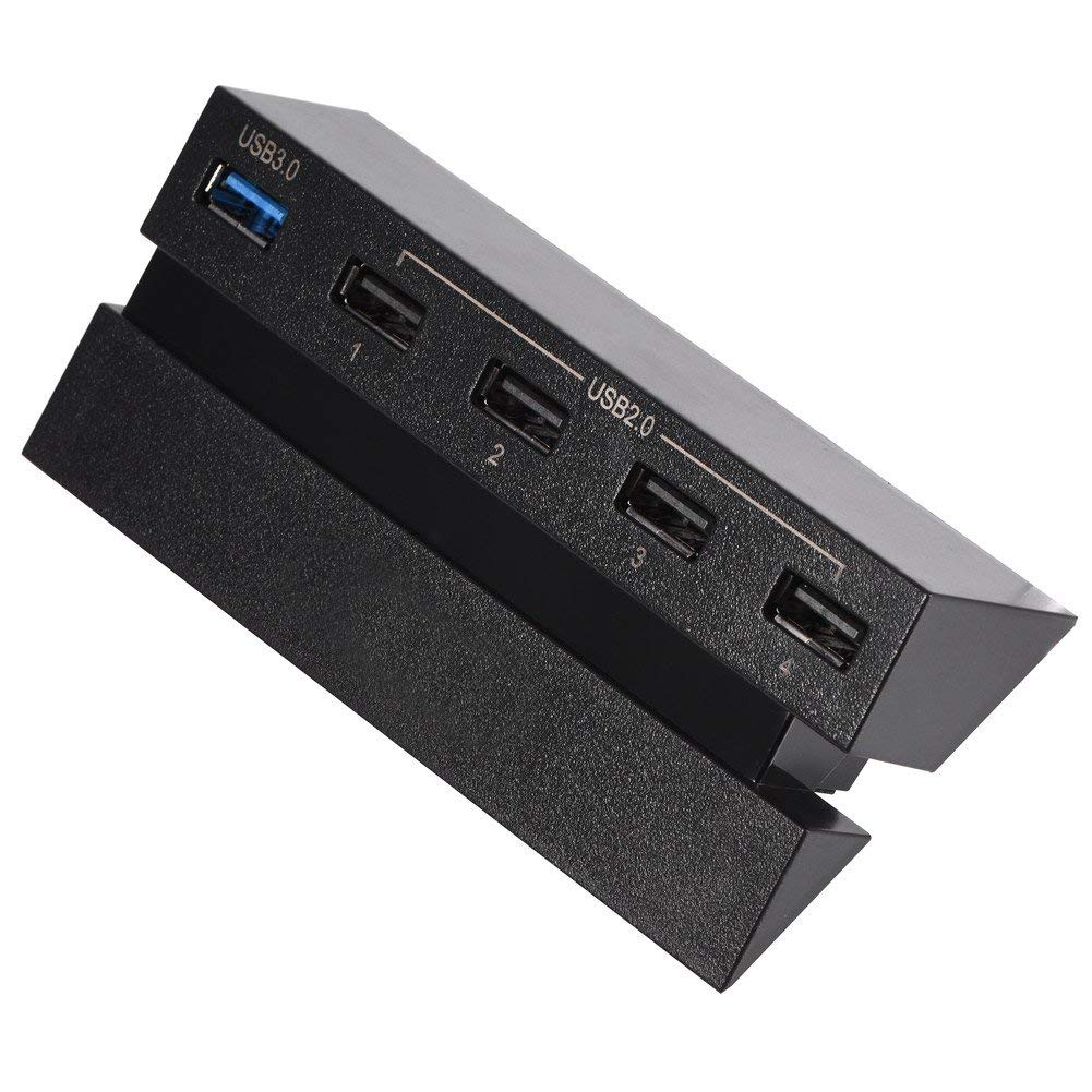 USB Hub 5-Port Portable Wear-Resisting Compatible with Game Console