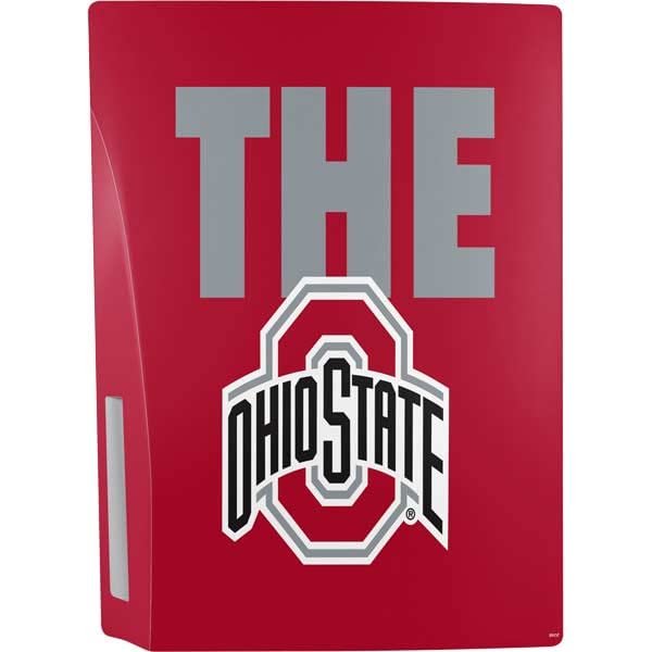 Skinit Decal Gaming Skin Compatible with PS5 Console - Officially Licensed OSU The Ohio State Buckeyes Design