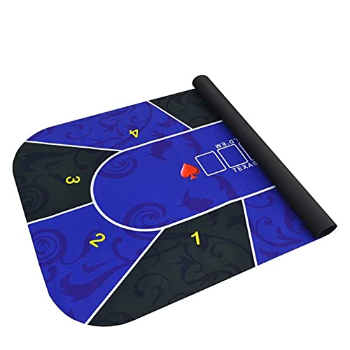 Craps and Roulette Table Felt Poker Tablecloth Texas Poker Mat Tablecloth Rubber Mat Board Game Table Digital Printing Suede Casino Layout Poker Accessories 1.80.9m