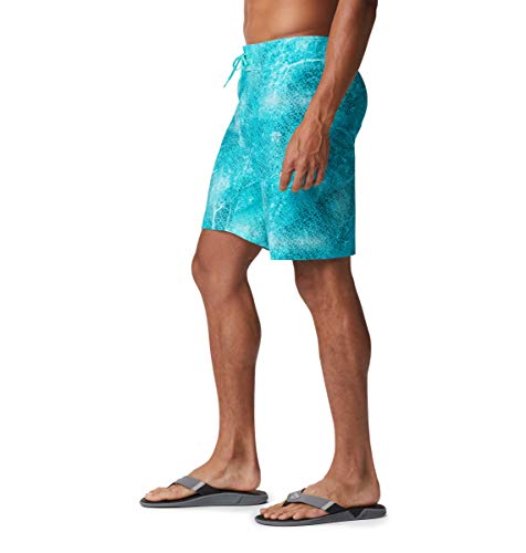 Columbia PFG Offshore II Board Shorts, Stain Repellent, Quick Drying, Dolphin Realtree Mako, 32