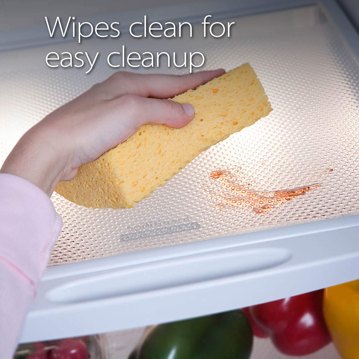 Duck Brand Clear Classic Easy 286014 Refrigerator Shelf Liner, 11 x 17 inch Sheets