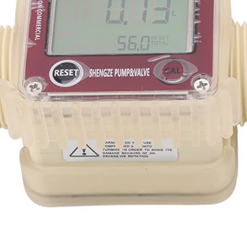 FOLOSAFENAR Digital Fuel Flowmeter, Modular Design Digital Fuel Flow Meter for Chemical Liquid for Kerosene