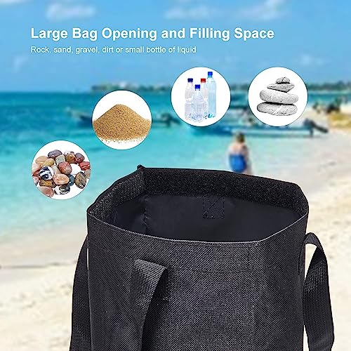 Industrial Gazebo Weights 600D, Set of 4 Gazebo Weights for Gazebos, PVC Inner Coating, Sand Bag for Pop-Up Tent, Canopy or Parasol