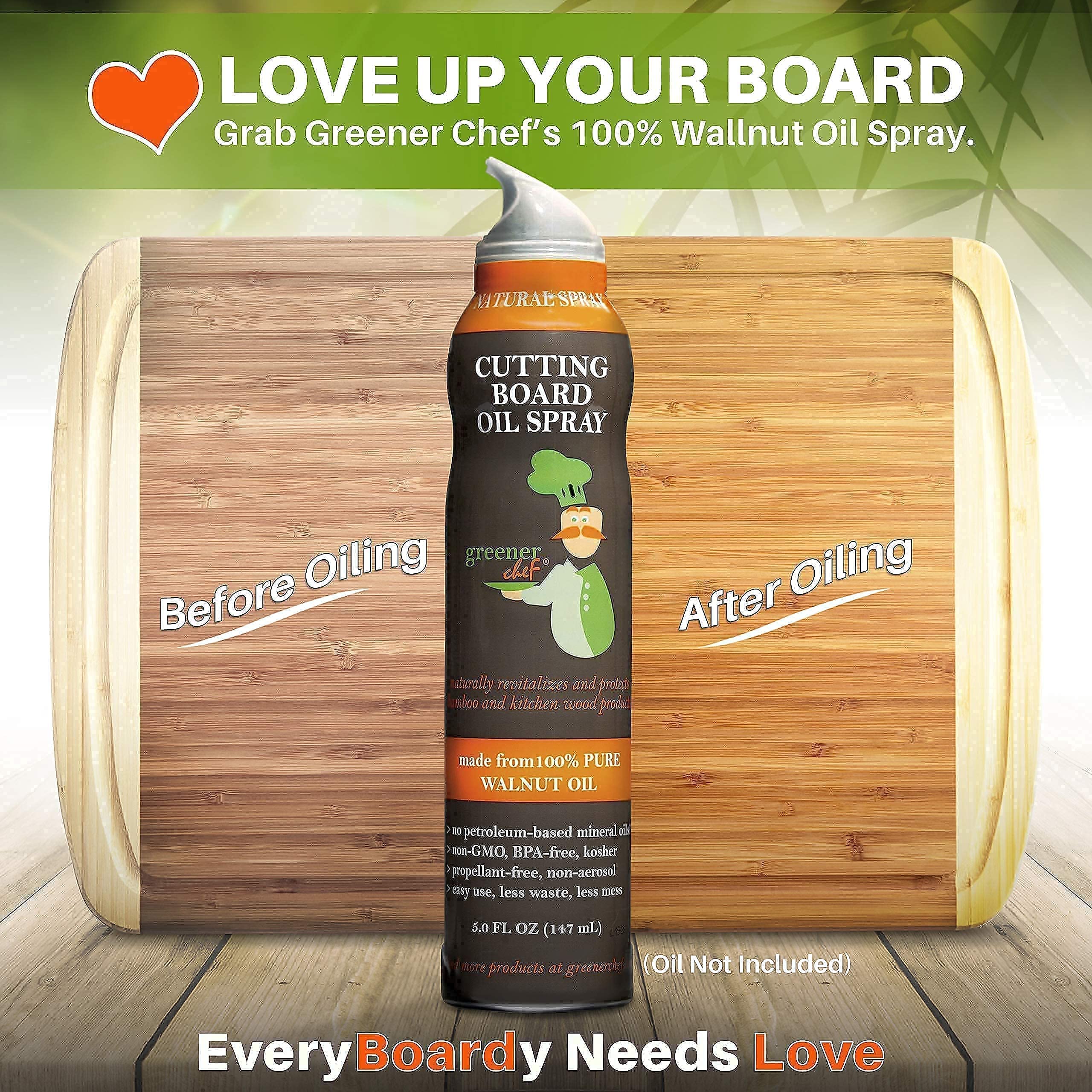 Extra Large Bamboo Cutting Board - XL Wood Cutting Board - 18 x 12.5" and Medium-Large Wood Cutting Board : 14.5 x 11.5 Inches