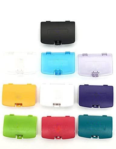 Pipuxi Battery Back Door Cover Pack Shell Replacement for Gameboy Color GBC Cover (5 Yellow)