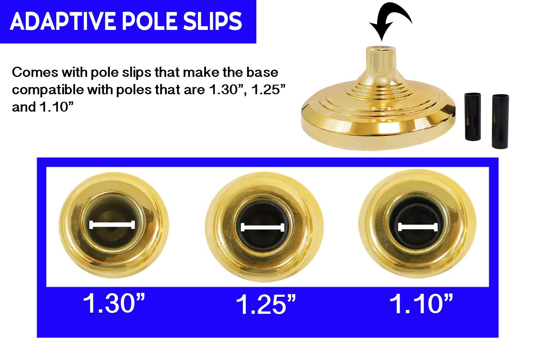 Gold Base - Premium Quality Flag Base