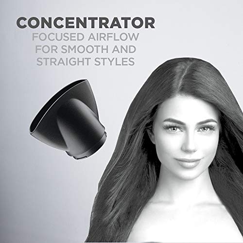 Conair 1875 Watt Cord Keeper Hair Dryer, Black - Amazon Exclusive