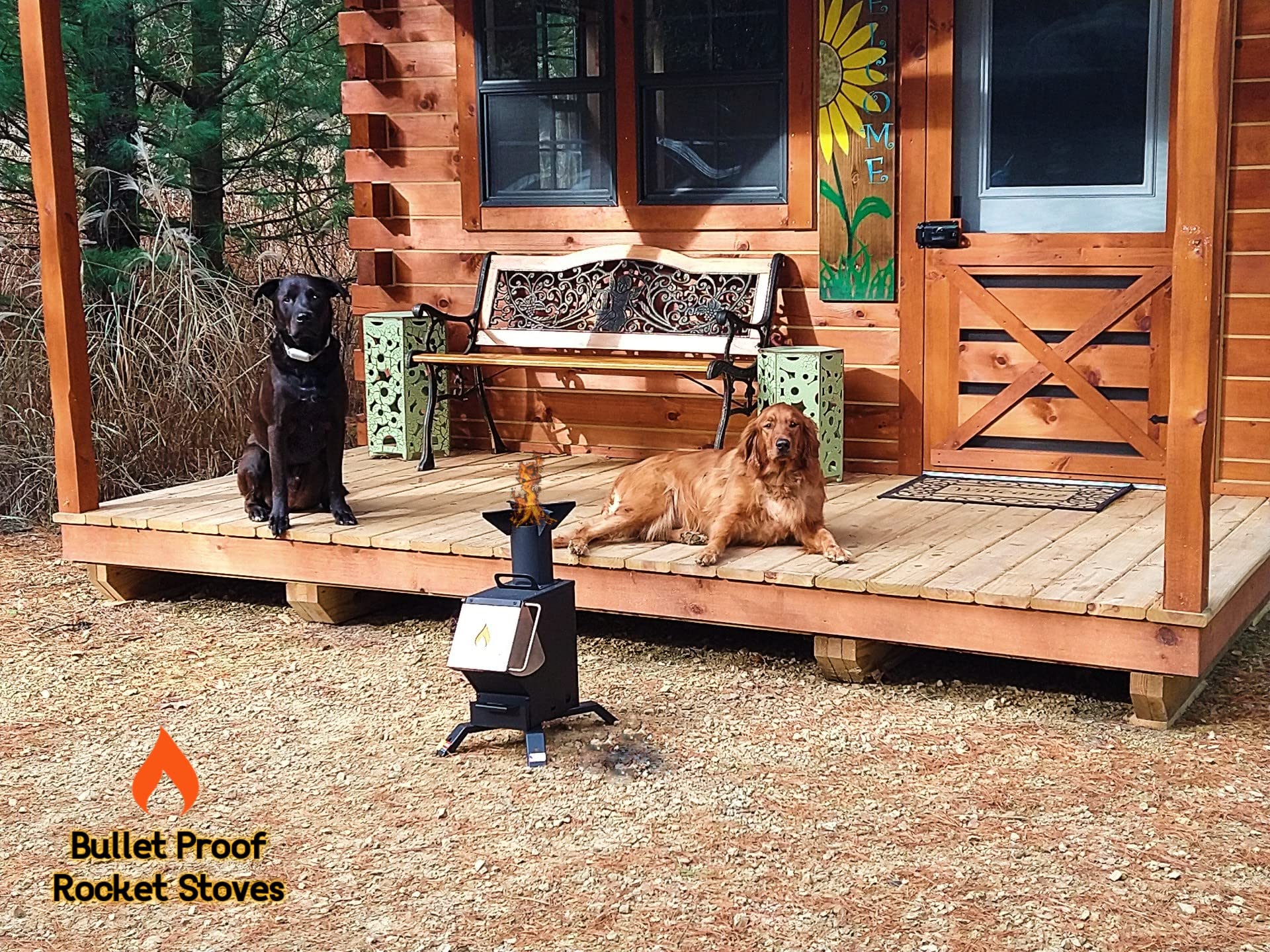Bullet Proof Rocket Stoves 50 BMG Cooking and Emergency Tent Heater