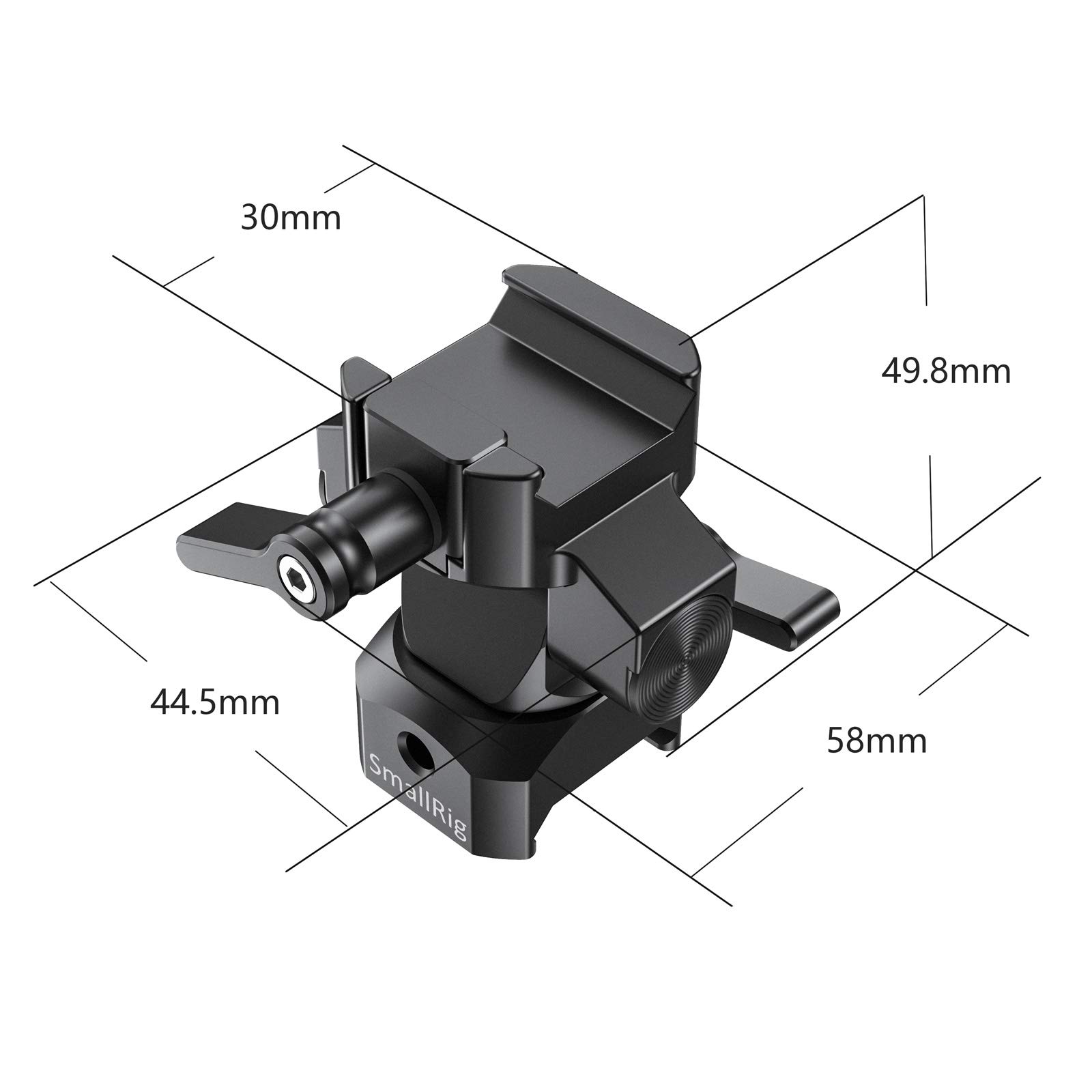 SmallRig Swivel and Tilt Monitor Mount with NATO Clamp Both Sides BSE2385