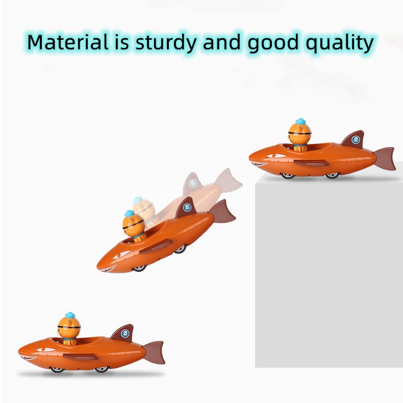 FANSACK Octonauts Toys Pull-Back Rescue Vehicle - Octonauts GUP Toy The Best Gift for Christmas Birthday Halloween (Barnacles)