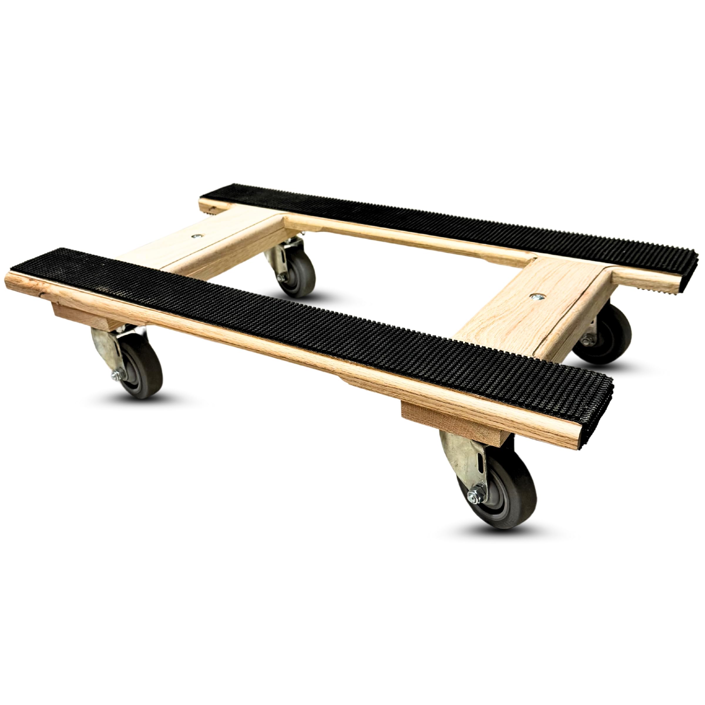 Heavy-Duty Oak Furniture Dolly β 18"x30" 4-Wheel Moving Dolly, 1000 lbs Capacity β Made in USA, Ideal for Professional Movers