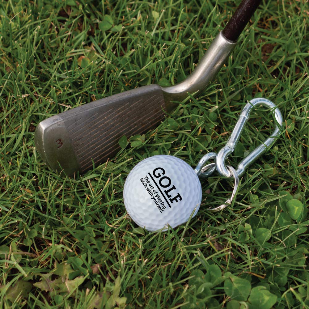 Golfer Gift, Bottle Opener from Real Golf Ball, The BeerWedge, FETCH", Keychain for Bag, Golf Novelty