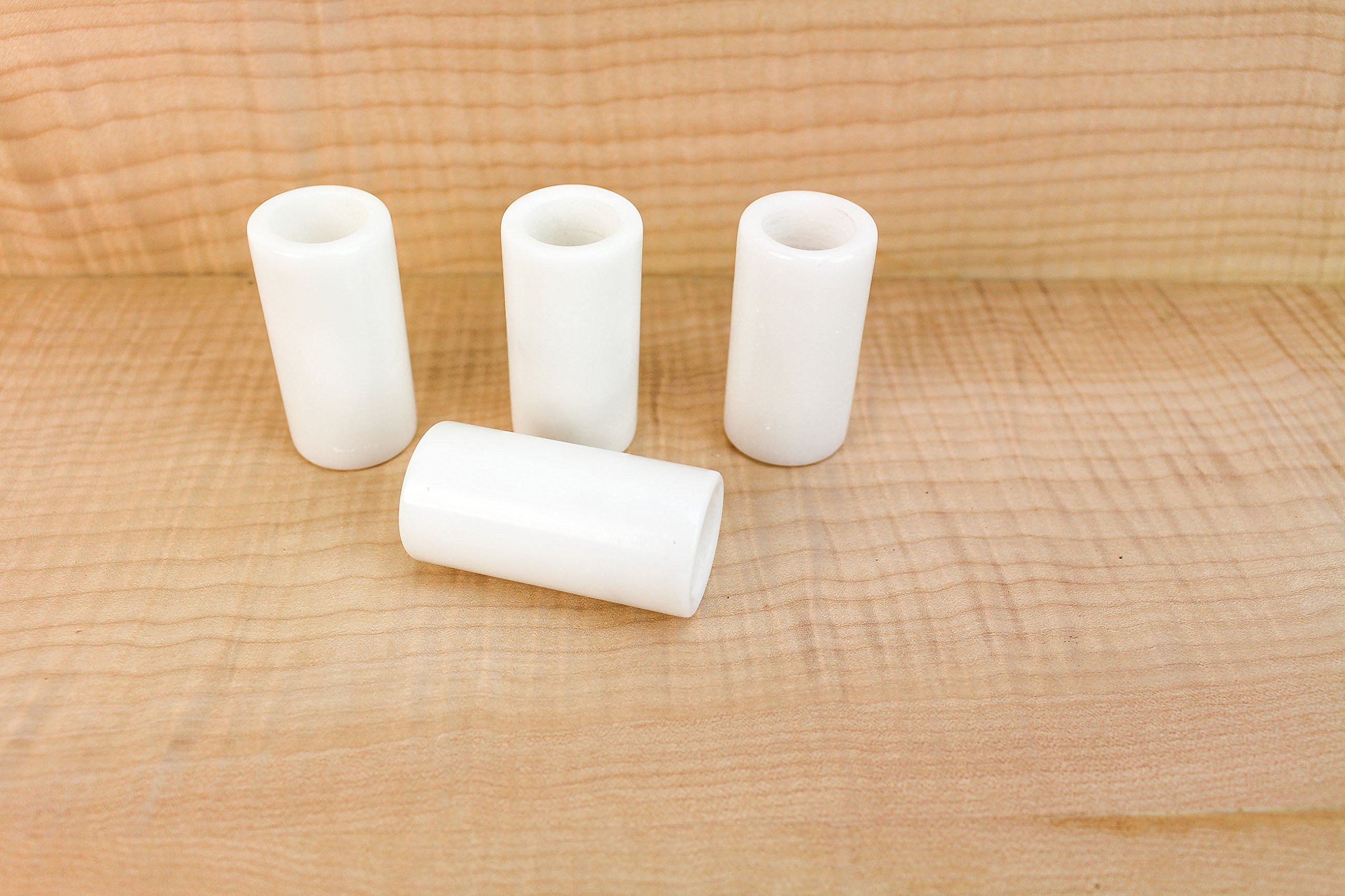 Polished White Jade Stone Guitar Slide"Tone From The Stone"