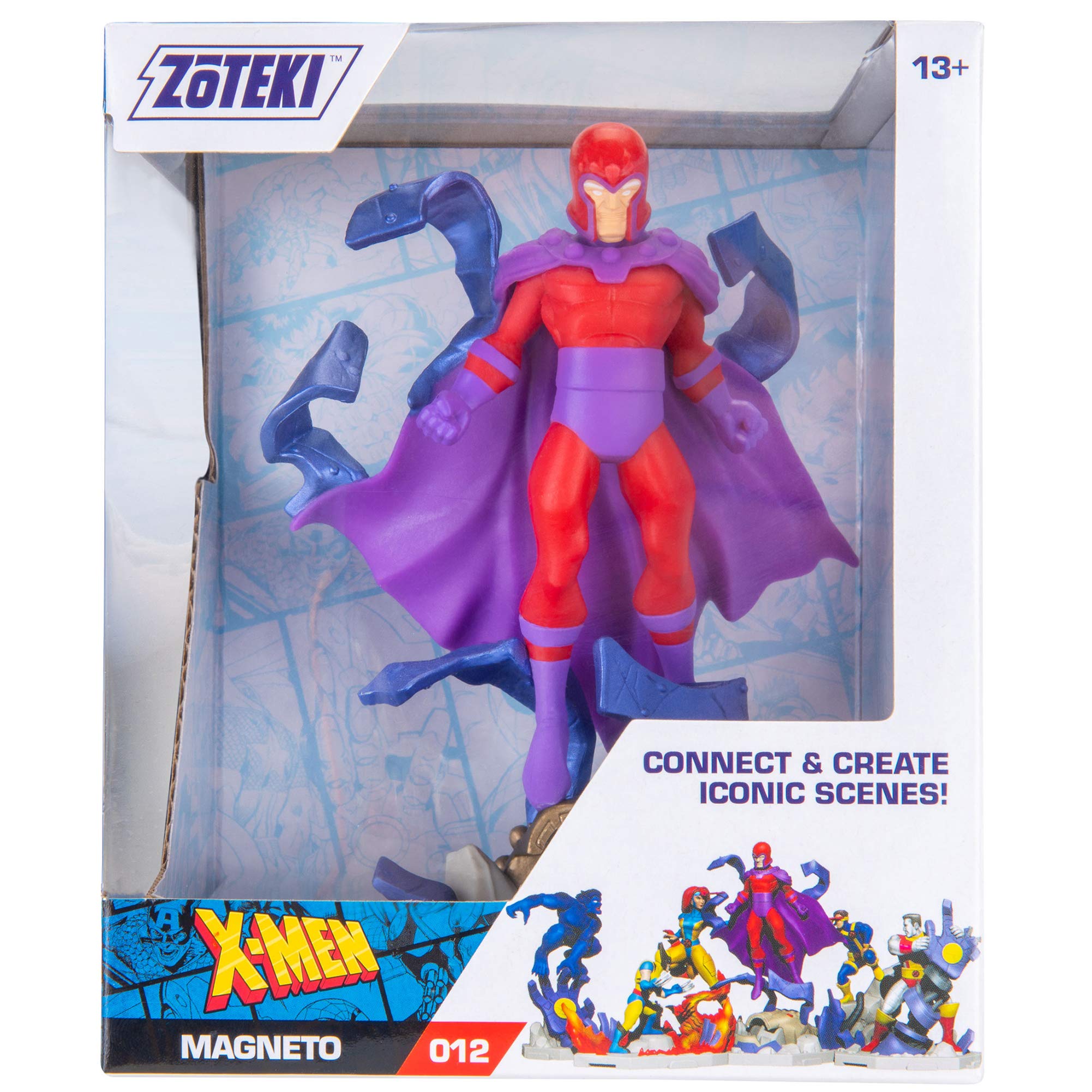 Zoteki X-Men Colossus - 4” Collectible Figure - Collect All Series 1: Fan Favorite Mutant Characters Wolverine, Cyclops, Magneto, Jean Grey, Beast, Colossus, Mystery Chase Variant