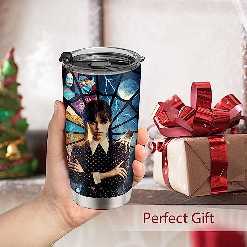 Insulated Stainless Steel Tumbler Cup 20oz with Lid,Straws Double Wall Vacuum Reusable Travel Mugs for Hot/Iced Coffee Tea Wine