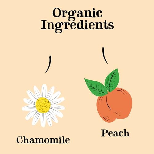 Clipper Tea Chamomile & Peach Teabags β USDA Organic, Great Hot or Iced β Natural, Fair & Delicious Fruity Chamomile & Peach Infusion β 20 Tea Bags