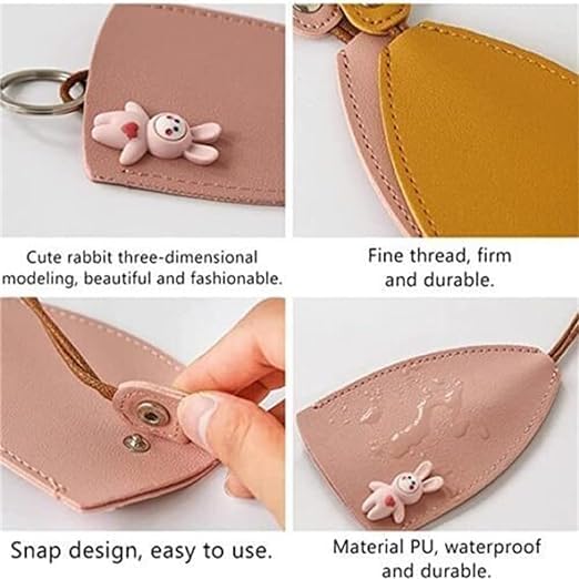 CHENTIAN Winkkey - Protective Pull Out Key Case, Vera Charms Key Holder, Wink Key Holder, Creative Pull Out Cute Large Capacity Car Key Case, Pull Out Key Case, Winkkey Key Holder (c)