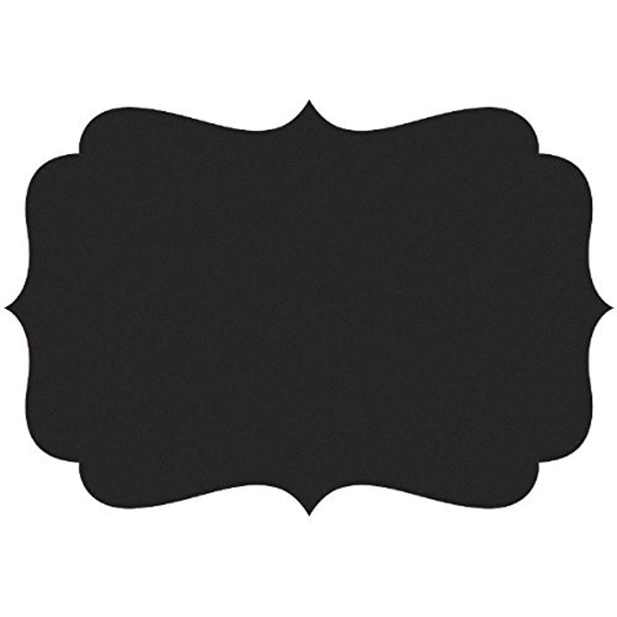 Chalkboard Paper Placemats - 16" x 11" - Black - Pack of 24
