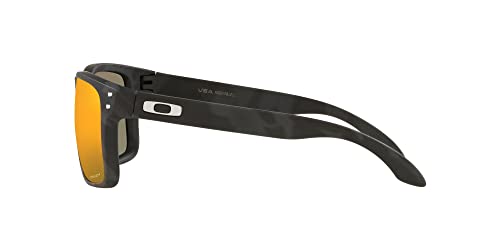 Oakley Men's OO9417 Holbrook XL Square Sunglasses, Matte Black Camouflage/Prizm Ruby, 59 mm