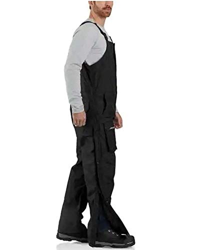 Carhartt Men's Yukon Extremes Loose Fit Insulated Biberall, Black, Medium