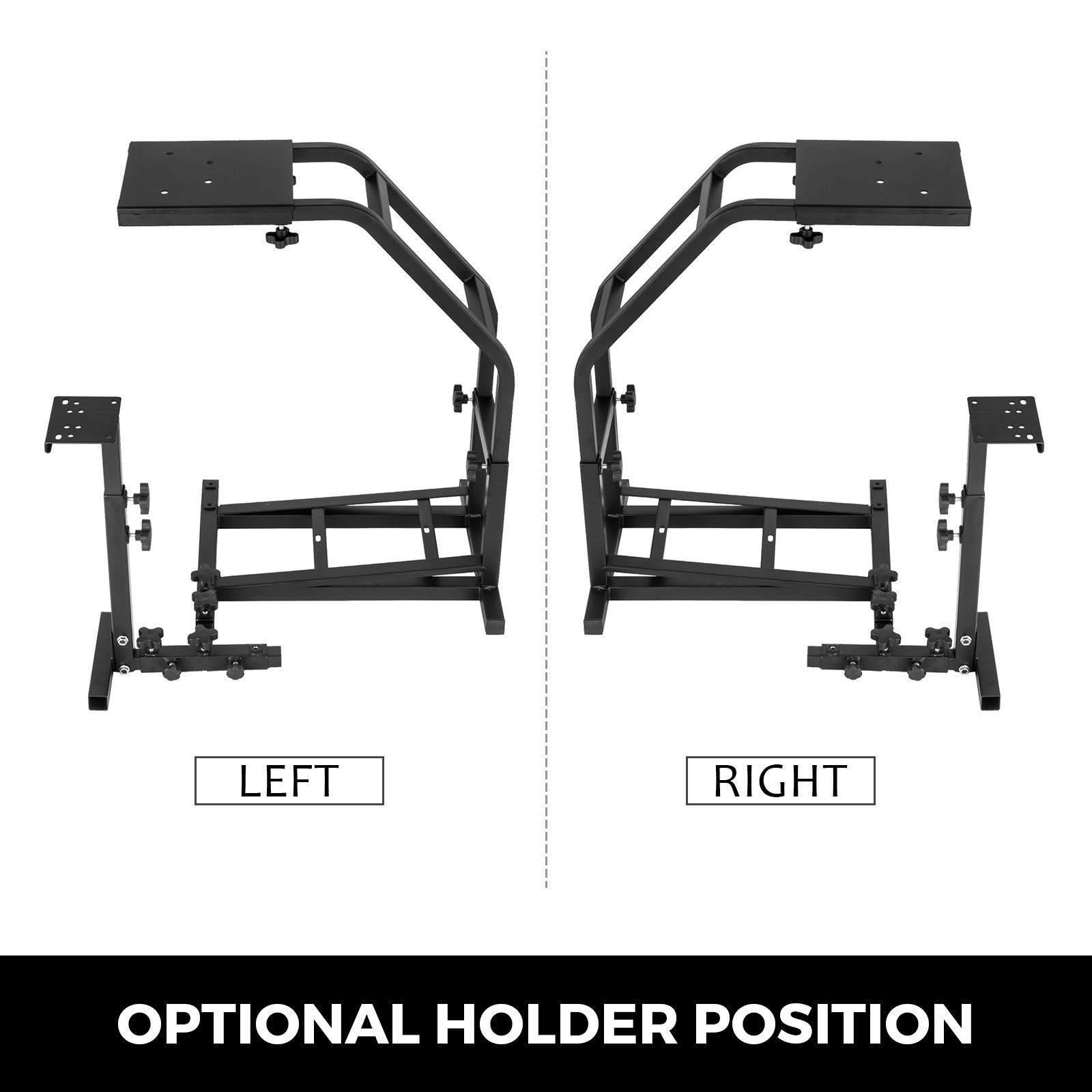 VEVOR G29, G27 and G25 Racing Simulator steering stand GT Racing Simulator steering stand, wheel support and pedal not included