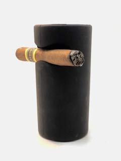 Dubskey CIGAR HOLDER CUP β Silicone Drinking Glass, Built-in Blunt Rest For Outdoors, GOLF, BOATING, CAMPING & TRAVEL, Bourbon, Whiskey, Scotch, Mixers & Cocktails (15 oz) - With Guillotine Cutter